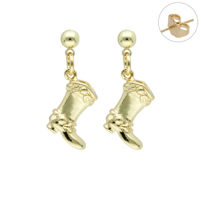 Arete Chapa de Oro BO3417 – Sandra Renteria