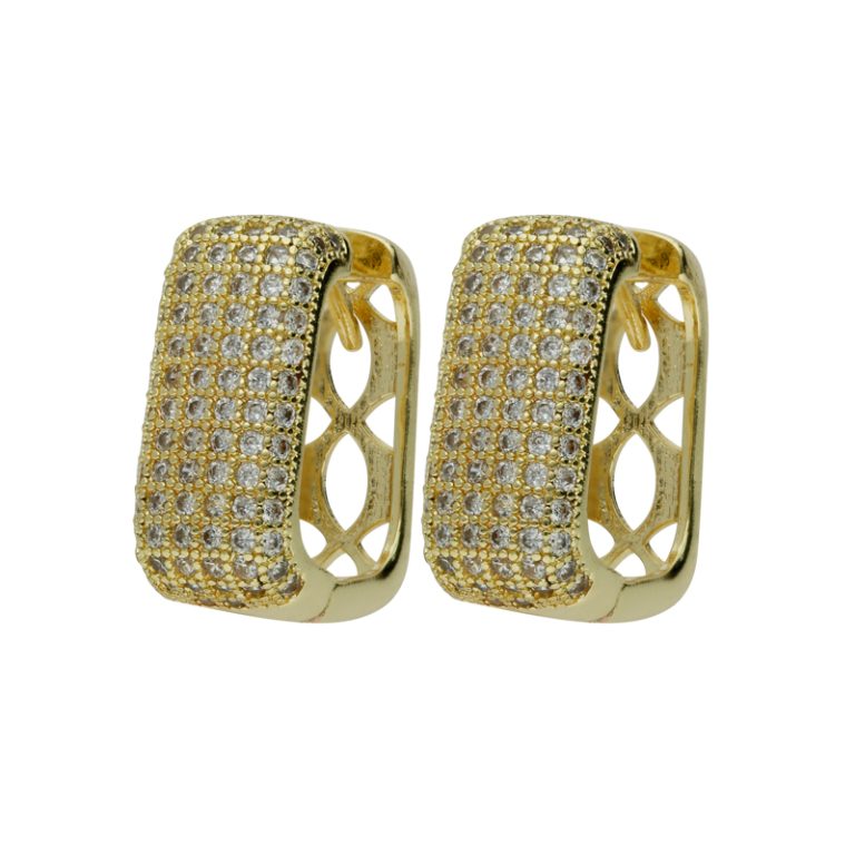 Arete Chapa de Oro BO3522 – Sandra Renteria